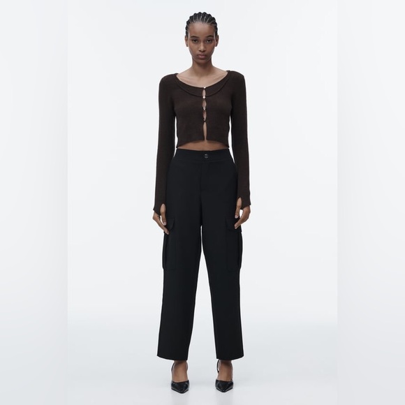 Zara | Pants & Jumpsuits | Nwt Zara Straight Fit Cargo Pants | Poshmark